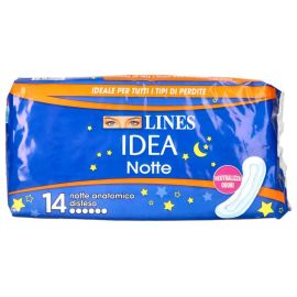LINES IDEA ASSORBENTI NOTTE SUPER EXTRA LUNGHI 14PZ