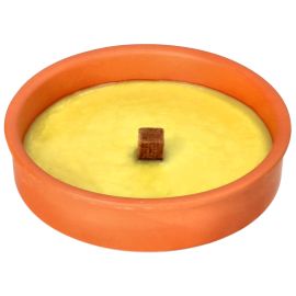 SETABLU CANDELA ALLA CITRONELLA IN TERRACOTTA 15CM