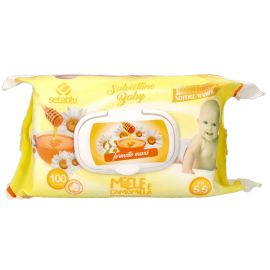 SETABLU SALVIETTINE BABY MAXI MIELE E CAMOMILLA 100PZ