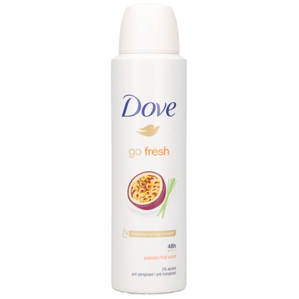 DOVE DEO SPRAY DOVE GO FRESH PASSION FRUIT 150ML