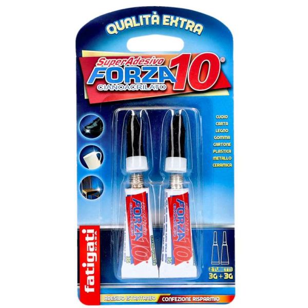 FATIGATO SUPER ADESIVO FORZA 10 BLISTER 2PZ