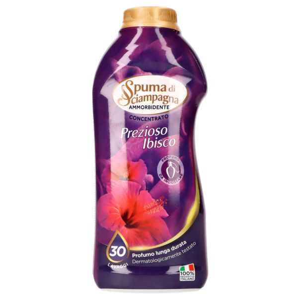 SPUMA DI SCIAMPAGNA AMMORBIDENTE CONCENTRATO PREZIOSO IBISCO 600ML